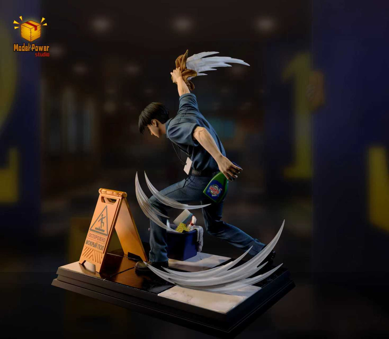 【Preventa】 Model Power Studio Cleaner Levi Ackerman – Kubito