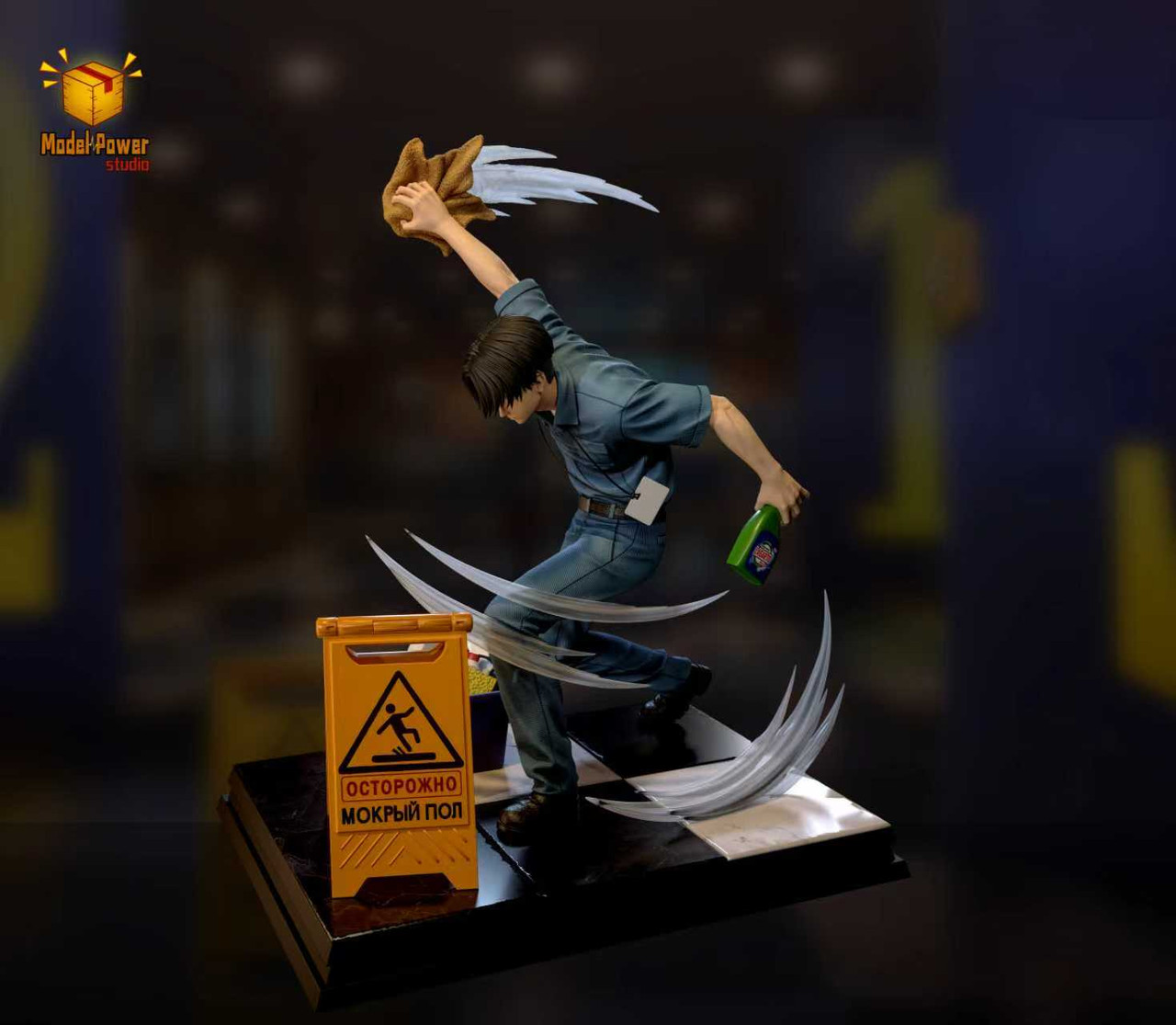 【Preventa】 Model Power Studio Cleaner Levi Ackerman – Kubito